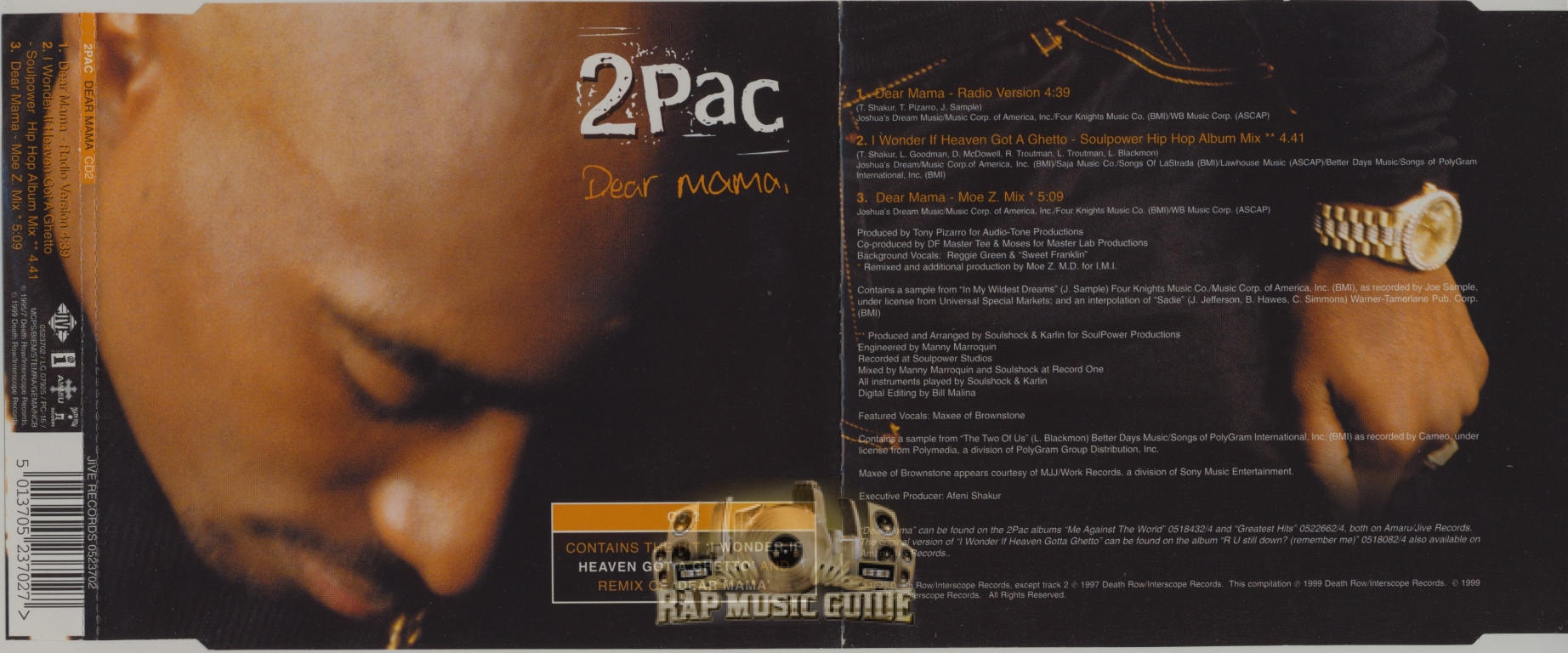 2pac Dear Mama Single Cd Rap Music Guide